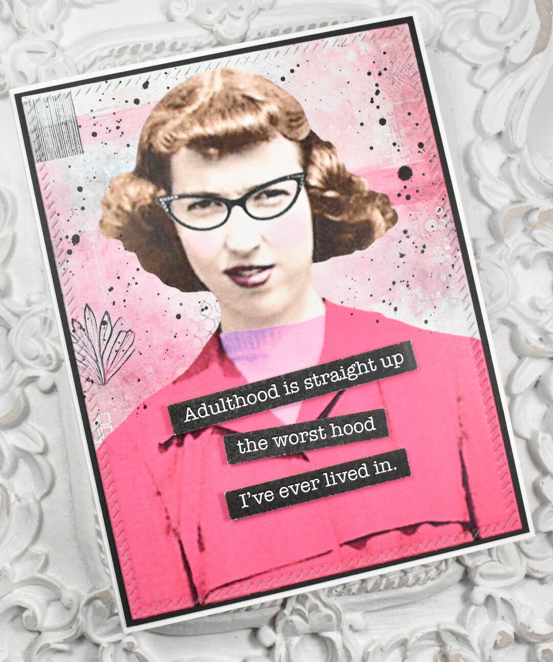 Snarky Card, Funny, Hilarious, Hand Made, Funny Friend Card, Snarky ...