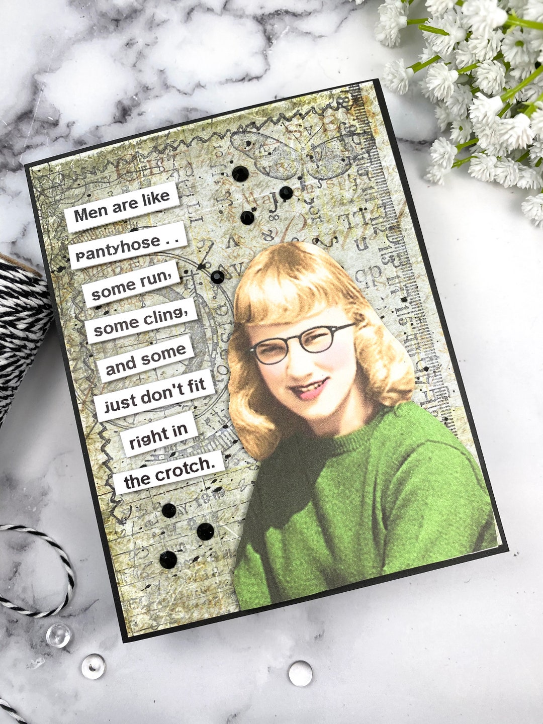Snarky Card, Funny, Hilarious, Hand Made, Card for Friend, Funny Friend ...