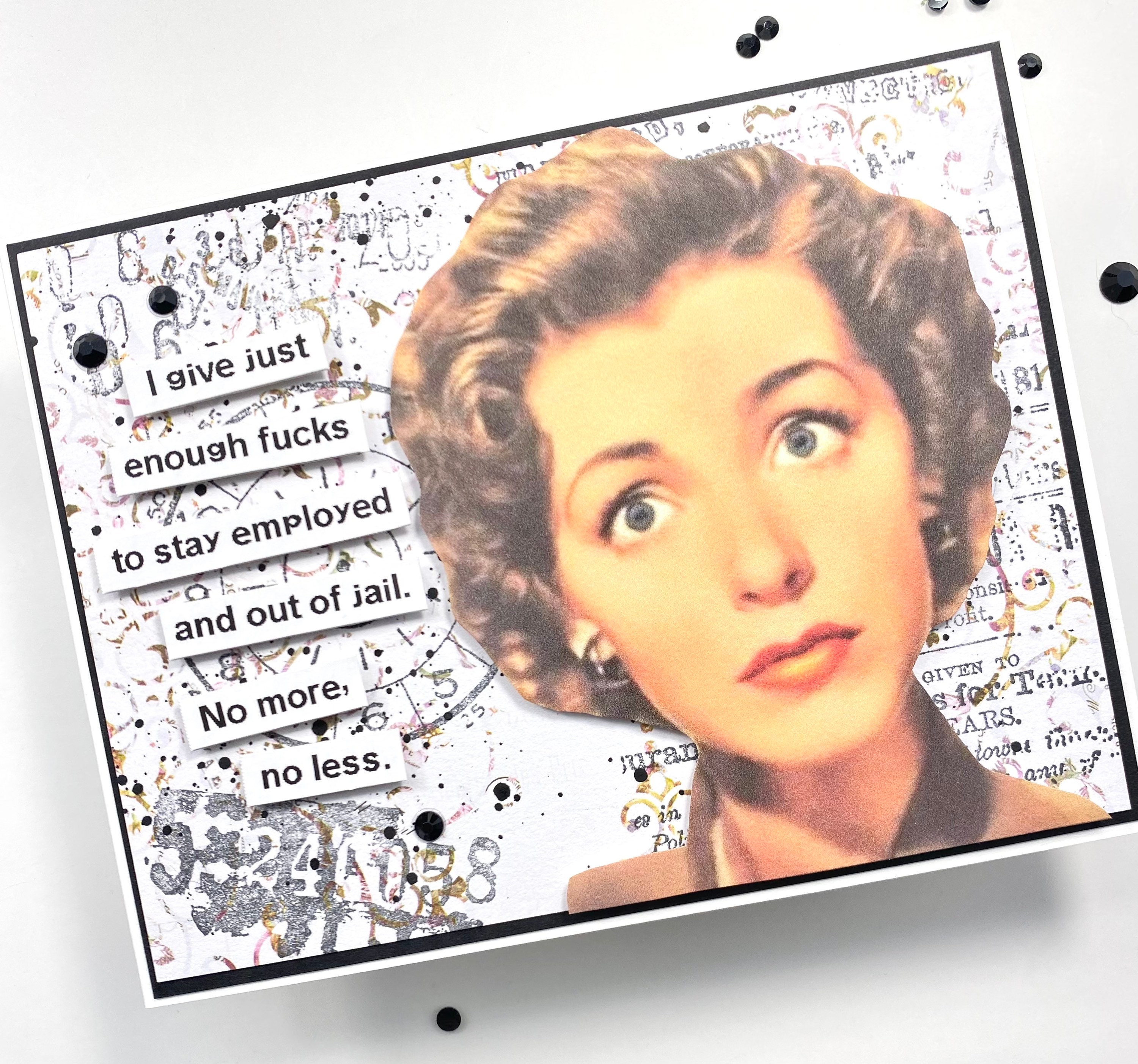 Snarky Card, Sassy, Inappropriate, Sarcastic, Handmade Card, Funny ...