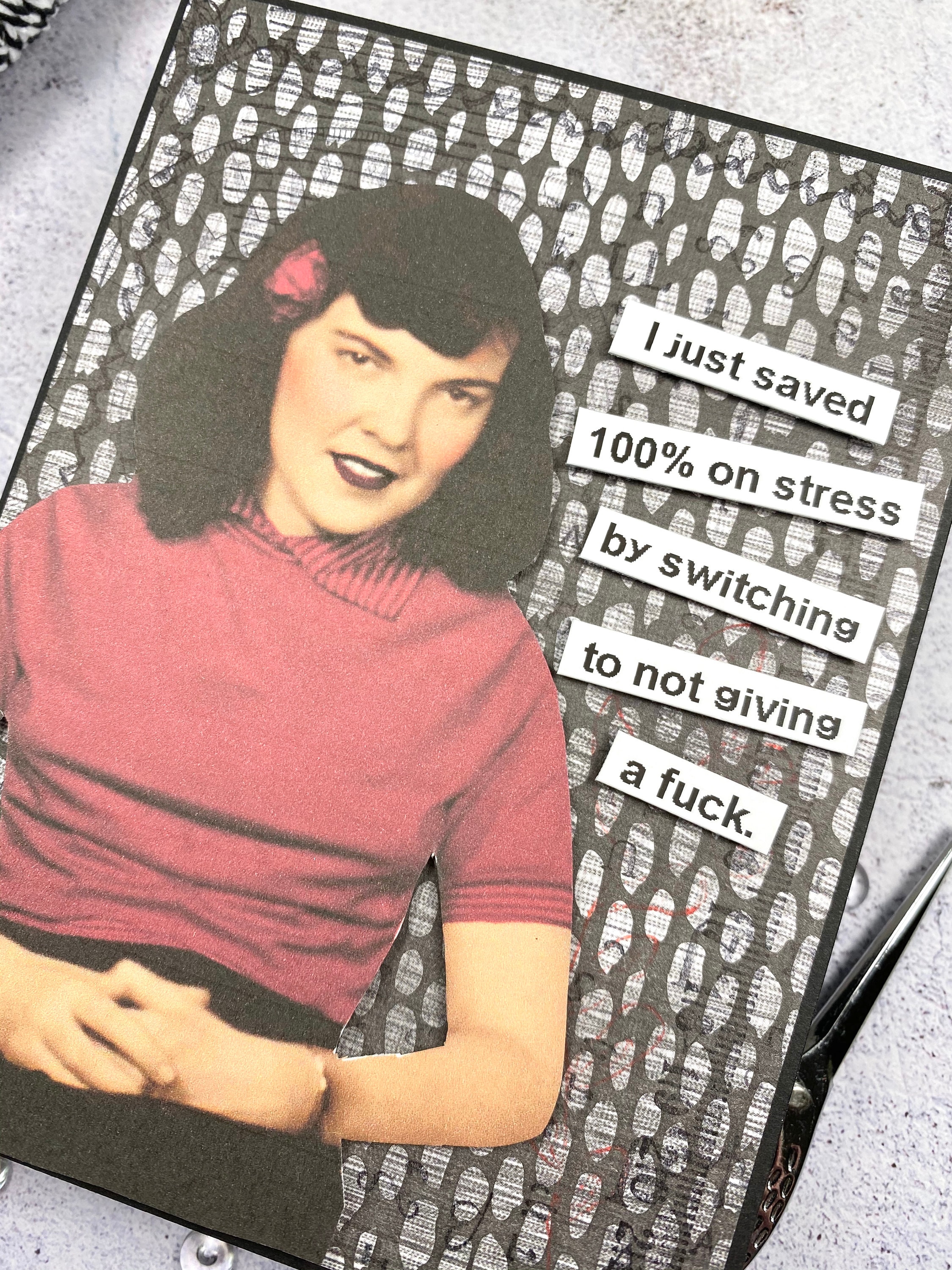 Snarky Card, Funny Card, Hilarious Card, Hand Made Card, Funny Friend ...