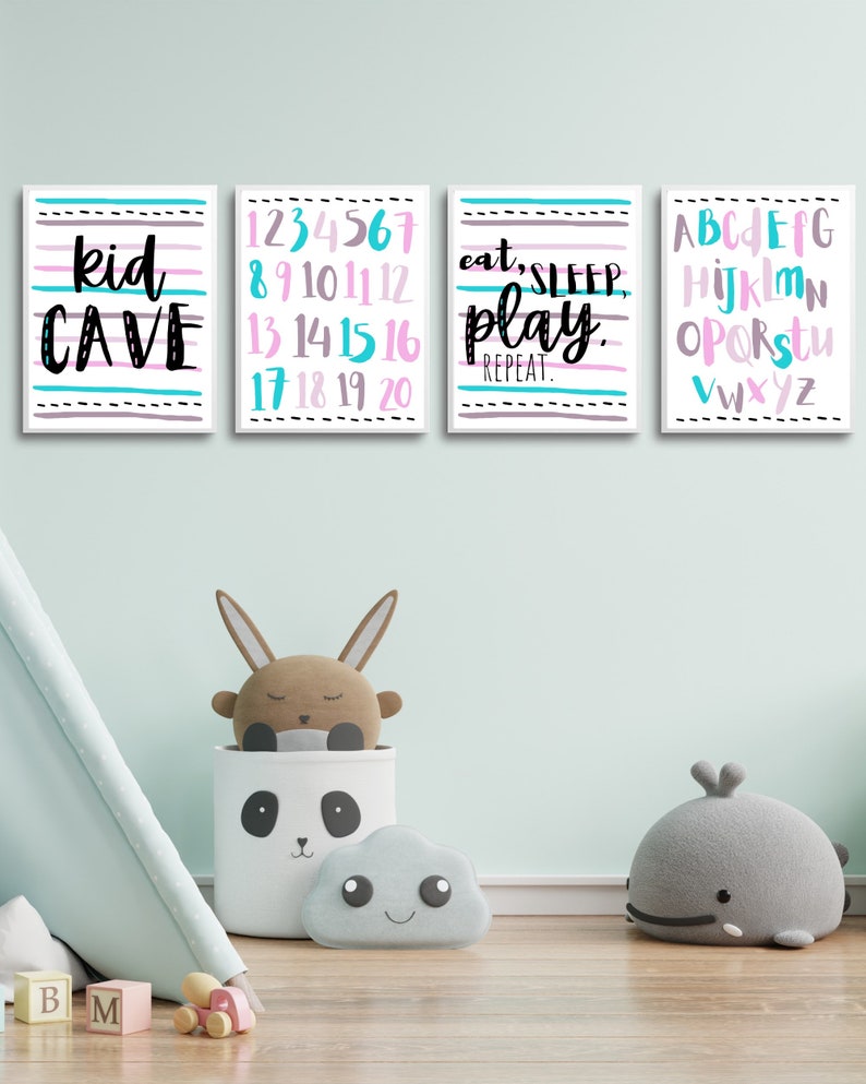 Playroom Sign, Playroom Wall Decor, Playroom Wall Art, Kid Cave Sign ...
