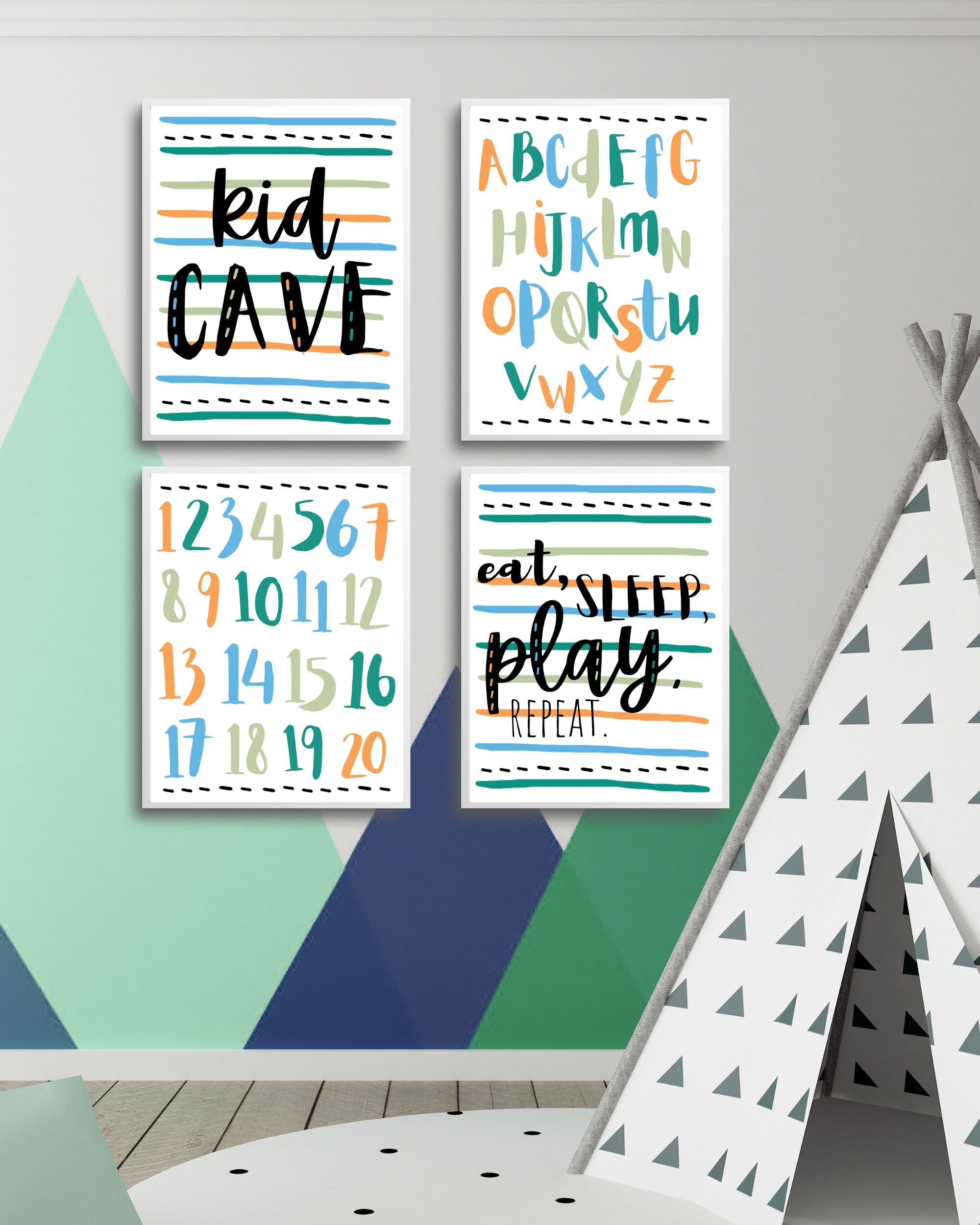 Playroom Sign, Playroom Wall Decor, Playroom Wall Art, Kid Cave Sign ...