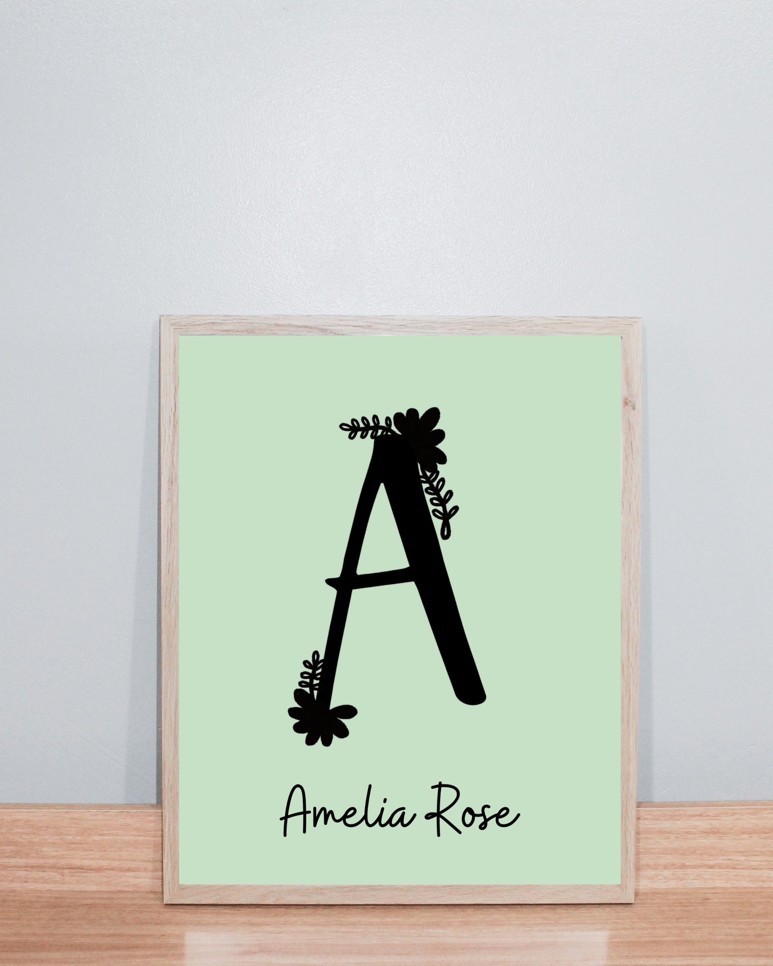 Personalized Baby Name Sign Sage Green Nursery Nursery Name | Etsy