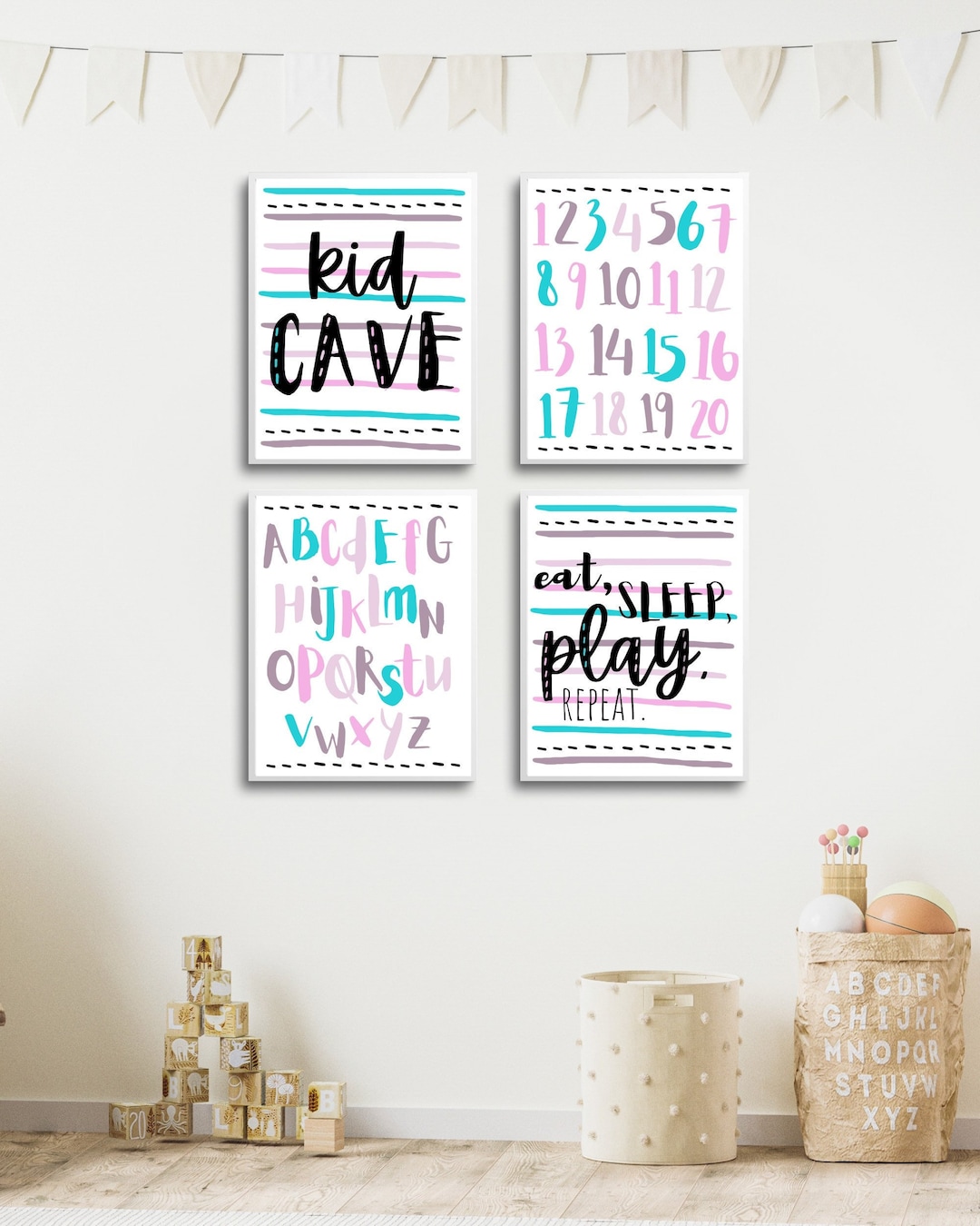 Playroom Sign, Playroom Wall Decor, Playroom Wall Art, Kid Cave Sign ...