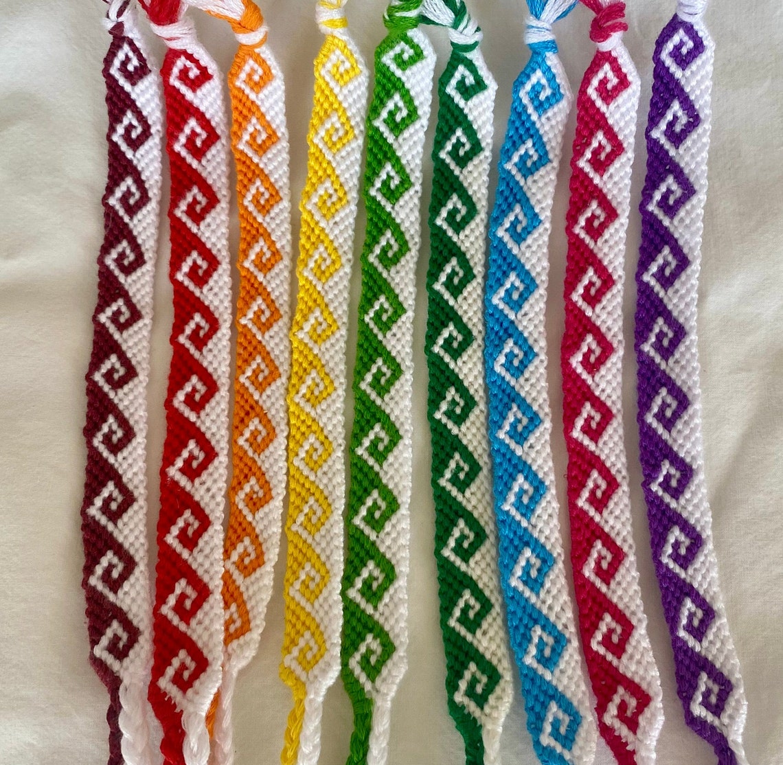 Greek Wave Friendship Bracelets - Etsy