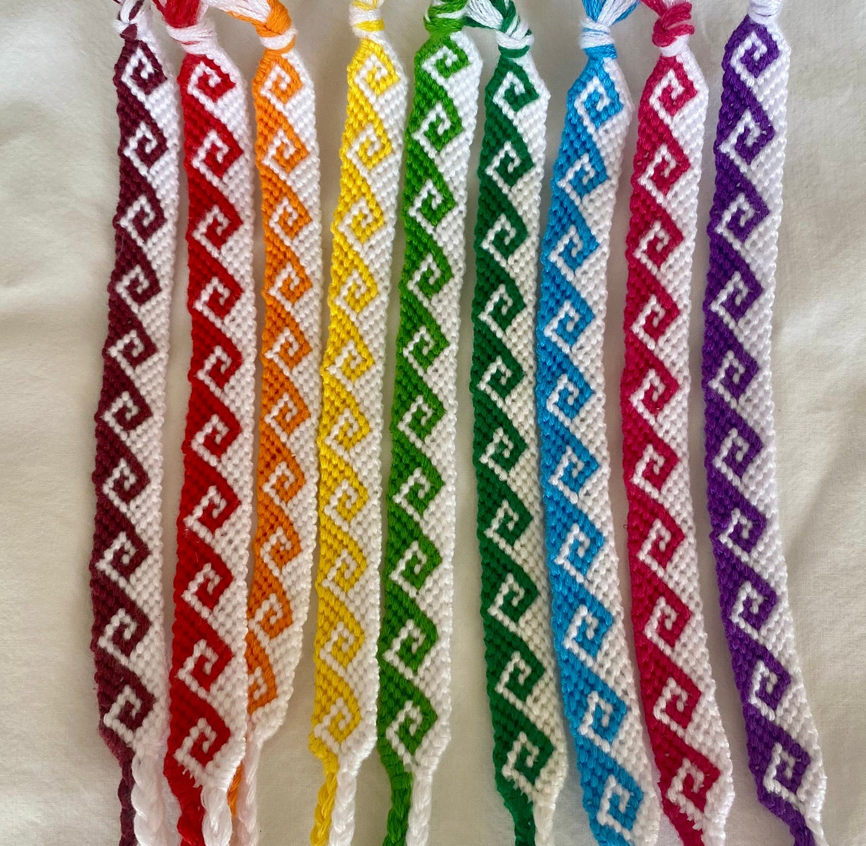 Greek Wave Friendship Bracelets - Etsy