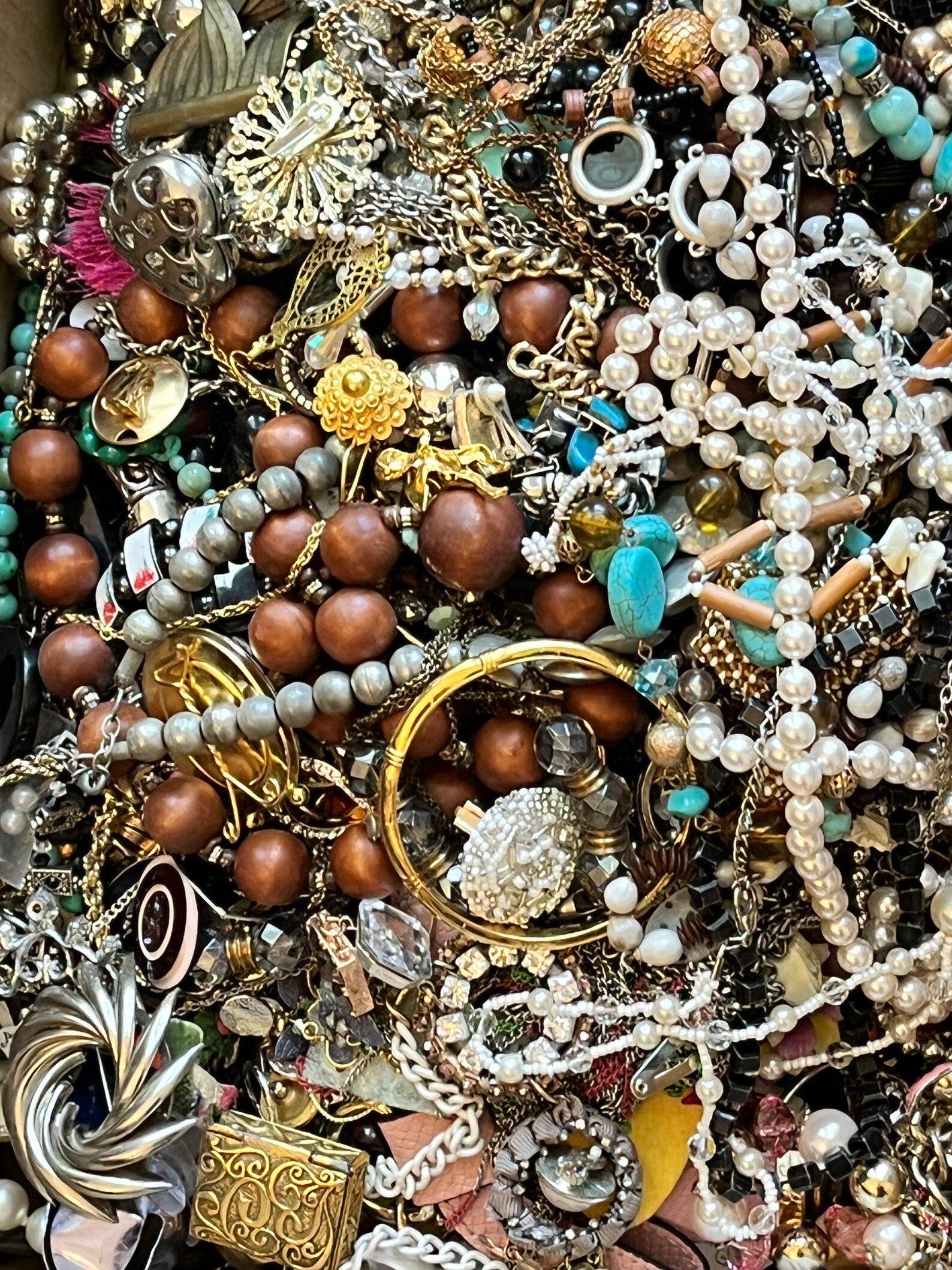 Vintage to Mod Broken Junk Craft Costume Jewelry 3 Pound Lot - Etsy