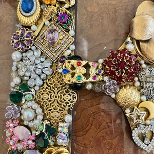 Customized Vintage Jeweled Letter - Etsy