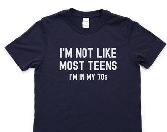 70th Birthday Gift for Men 70th Birthday Shirt I Am Not 70 - Etsy