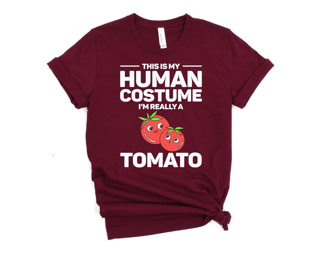 Tomato Shirt, Vegetable Shirt, Tomato Halloween Shirt, This is My Human ...