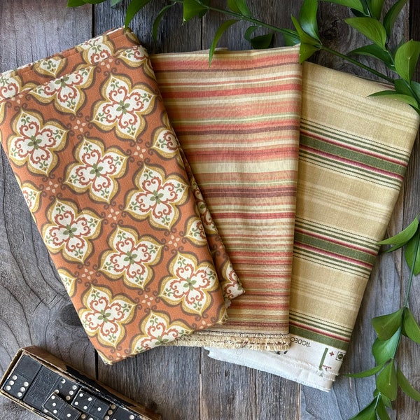 1970s Retro Fabric - Etsy