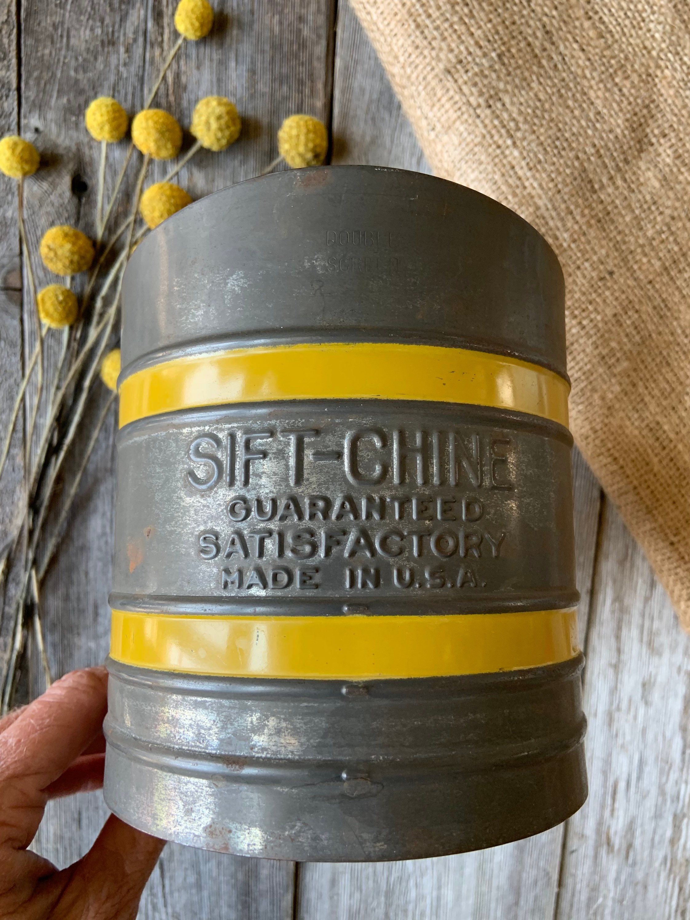 Small Kitchen Appliances Vintage Foley Sift-Chine Triple Screen Sifter ...