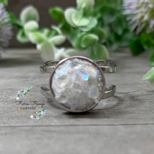 Round Druzy Ring - Etsy