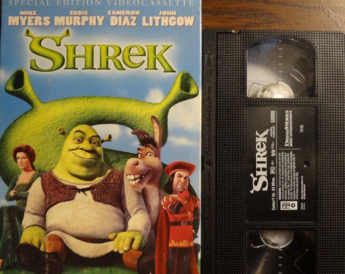 Shrek SPECIAL EDITION VHS 2001 - Etsy