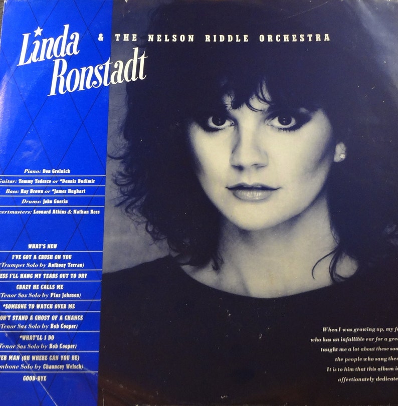 Linda Ronstadt & the Nelson Riddle Orchestra What's New - Etsy