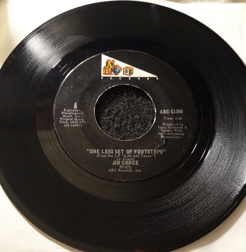 Jim Croce – One Less Set of Footsteps / It Doesn't Have to Be That Way ...