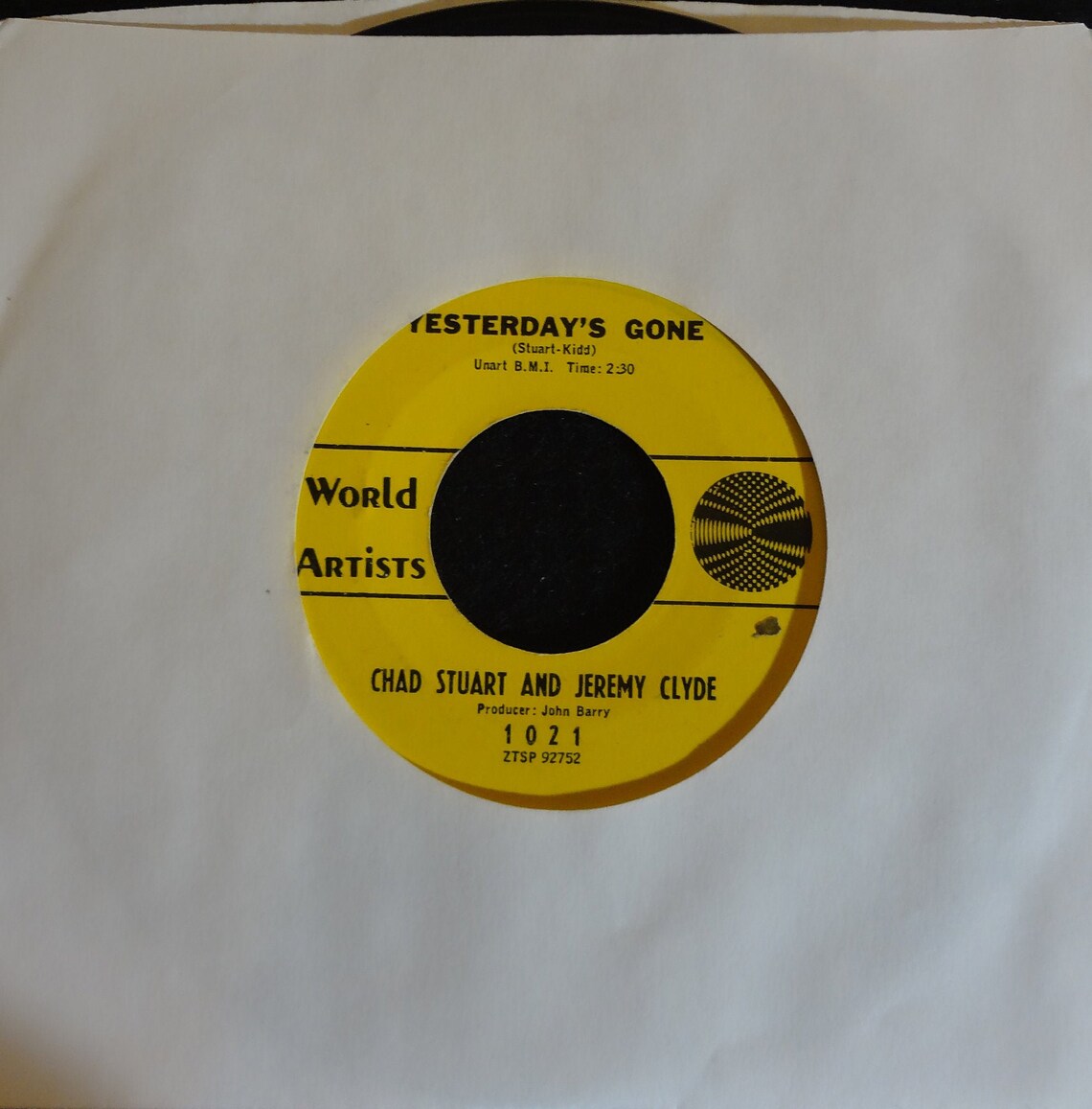 Chad Stuart and Jeremy Clyde - Yesterday's Gone / Lemon Tree - Etsy