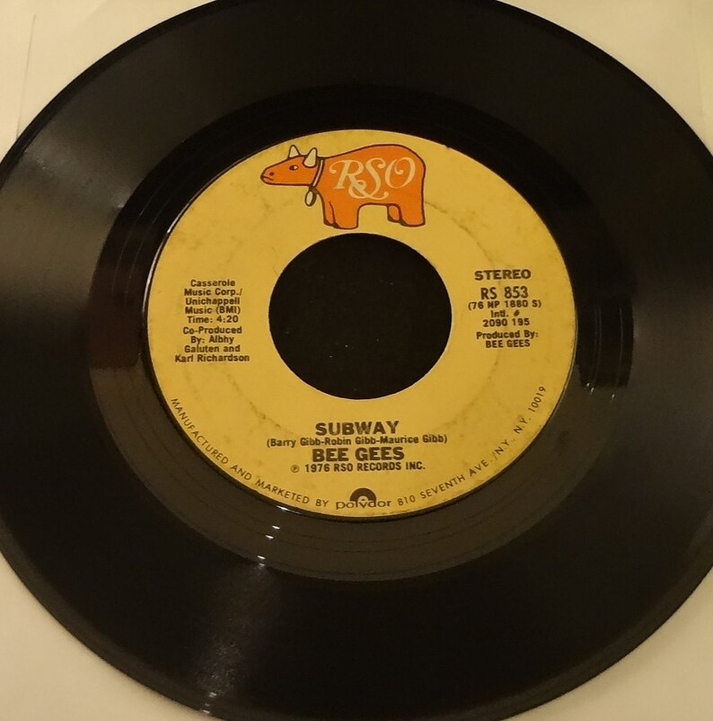 Bee Gees You Should Be Dancing / Subway - Etsy