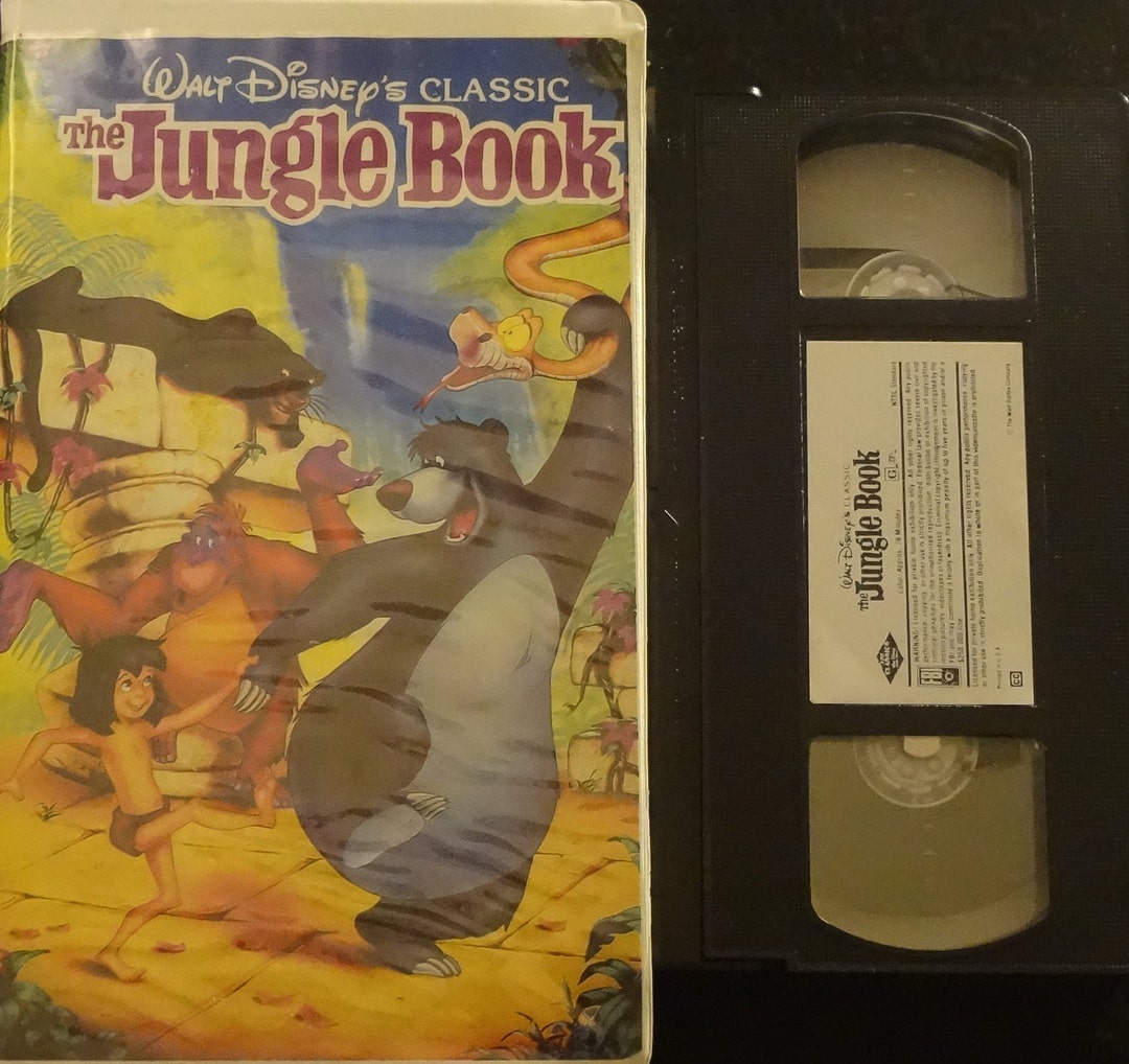 The Jungle Book (VHS, 1991) - Etsy