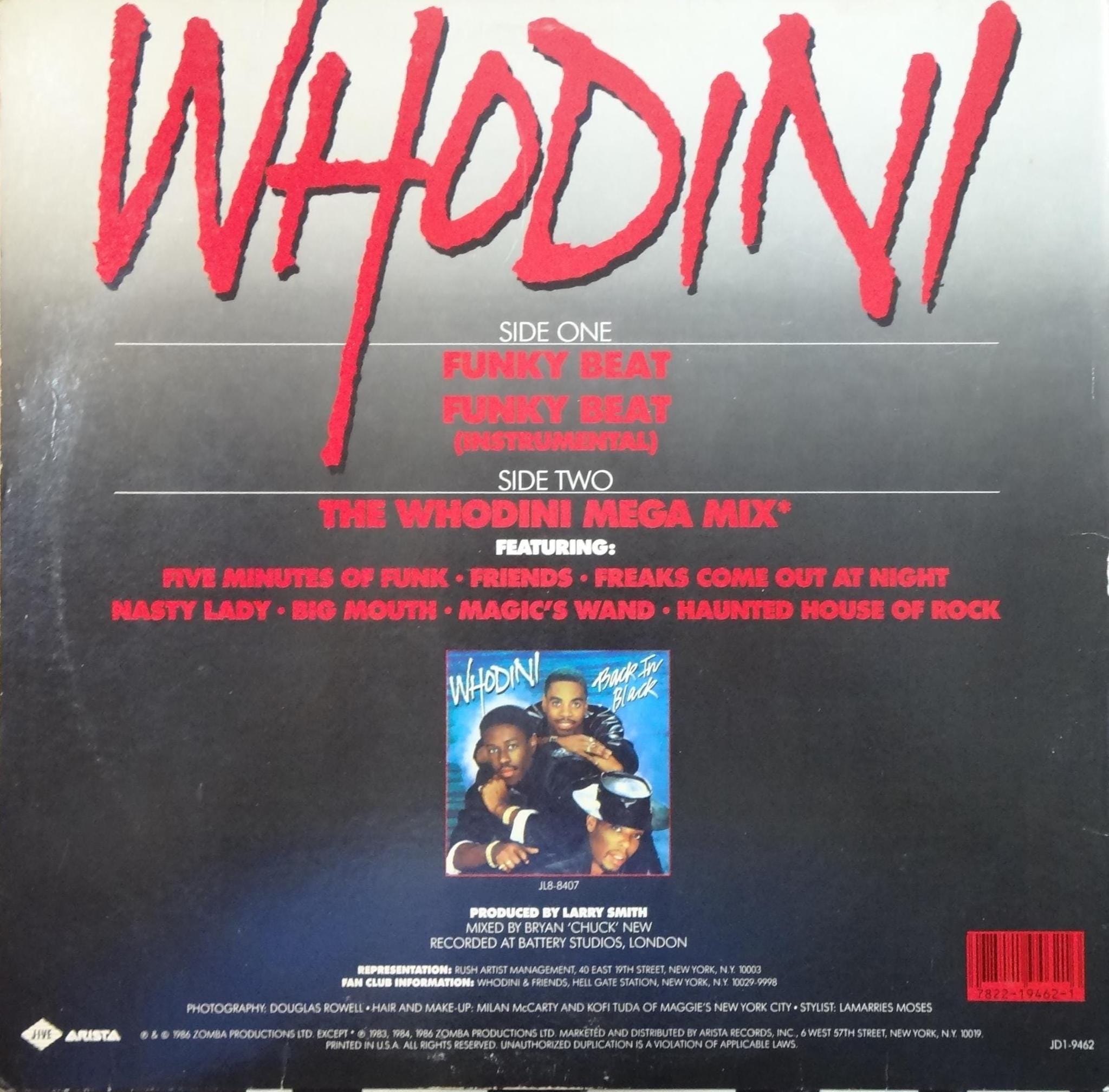 Whodini - Funky Beat / Whodini Megamix - Etsy