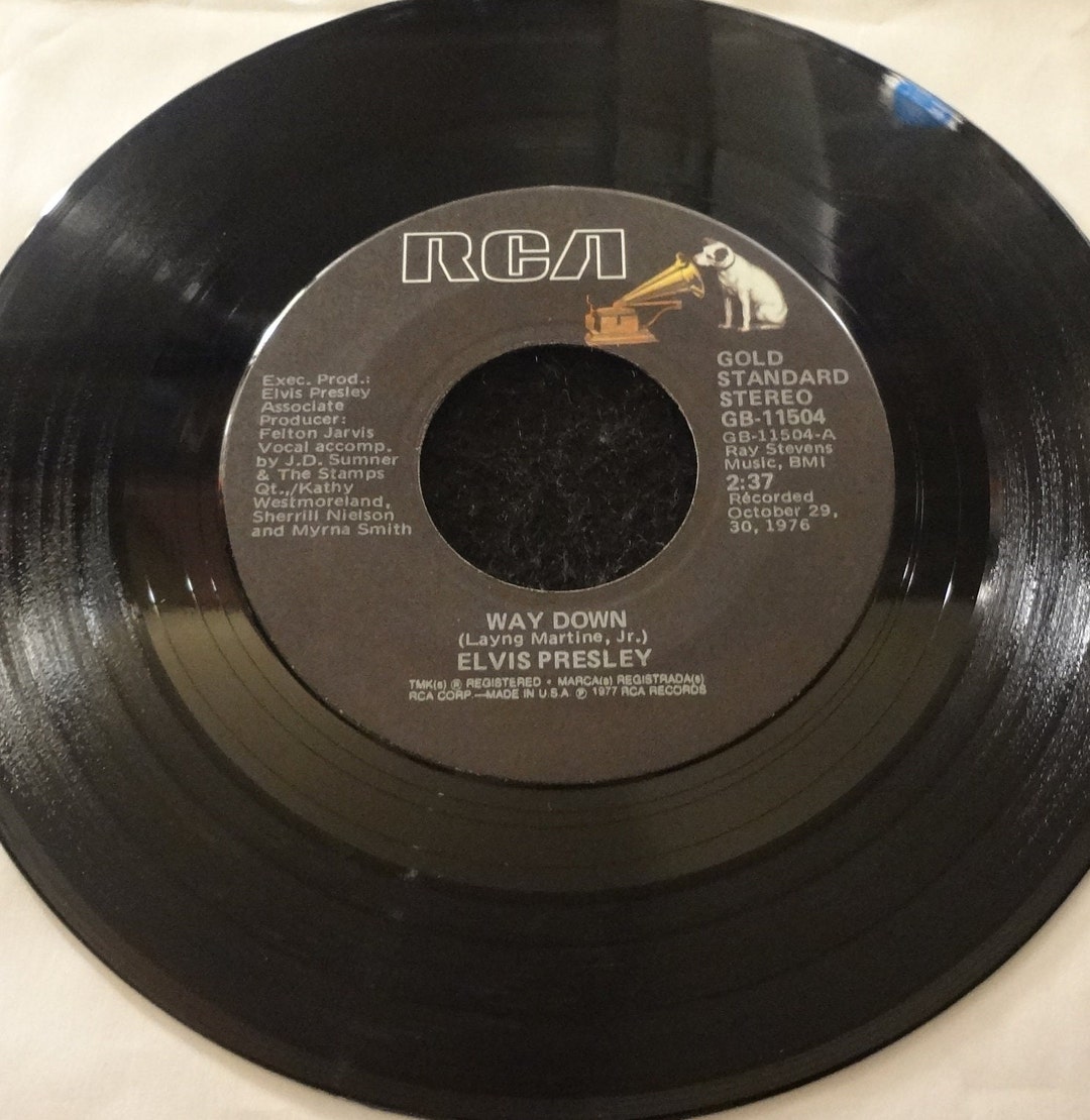 Elvis Presley – Way Down / My Way - Etsy