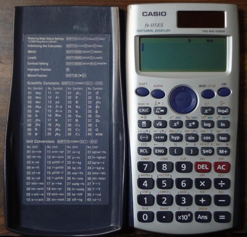 Casio FX-115ES Scientific Calculator - Etsy