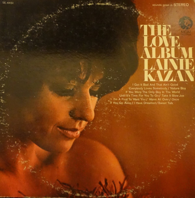 Lainie Kazan – the Love Album - Etsy