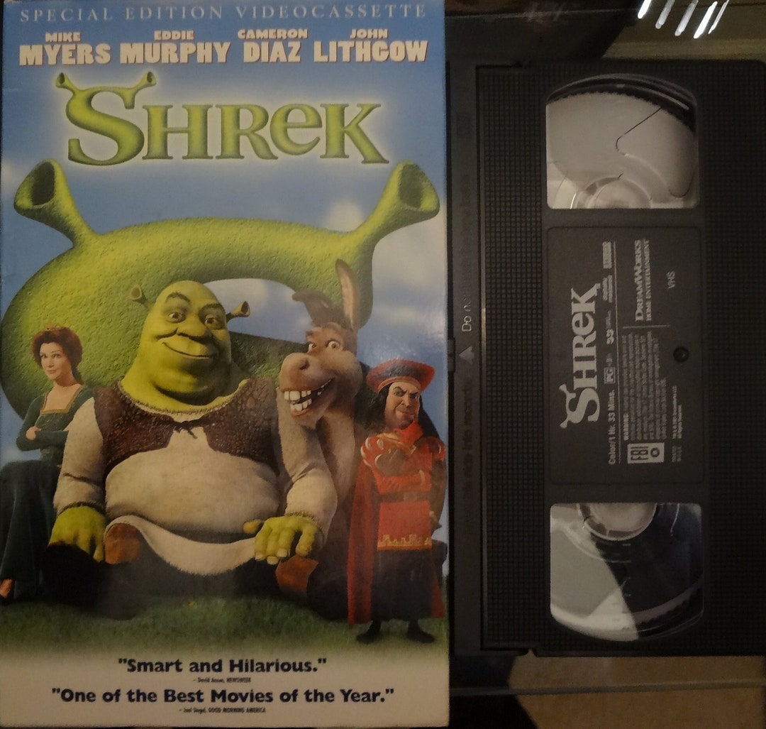 Shrek *SPECIAL EDITION (VHS 2001) - Etsy