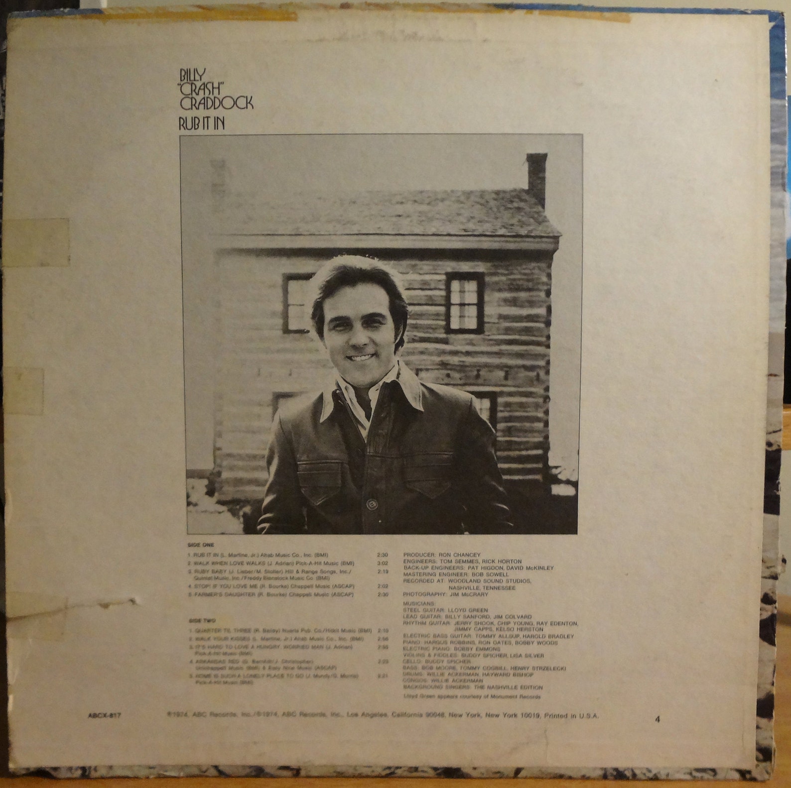 Billy crash Craddock Rub It In - Etsy Denmark