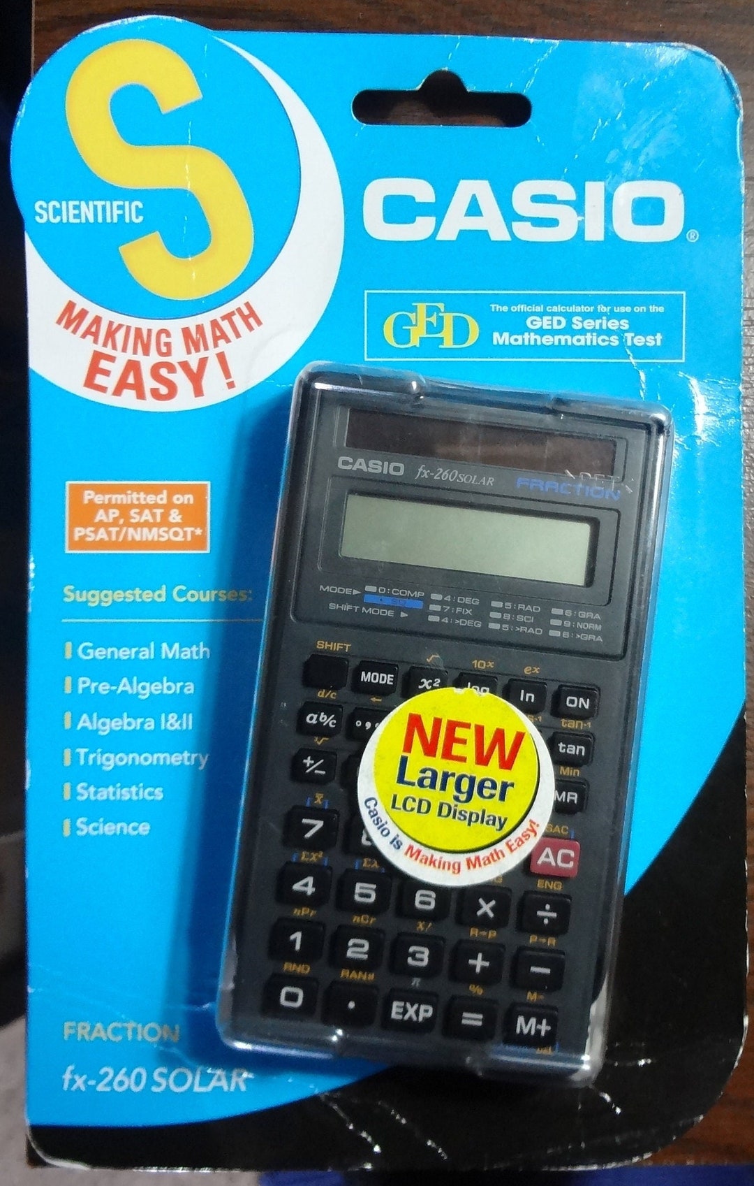 Casio FX-260 Solar Calculator - Etsy