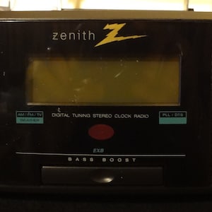Zenith Model Z213B AM/FM Stereo/weather Clock Radio W/ Remote - Etsy