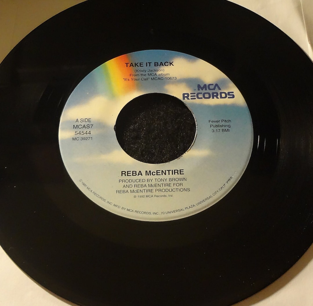 Reba Mcentire – Take It Back / Baby's Gone Blues - Etsy