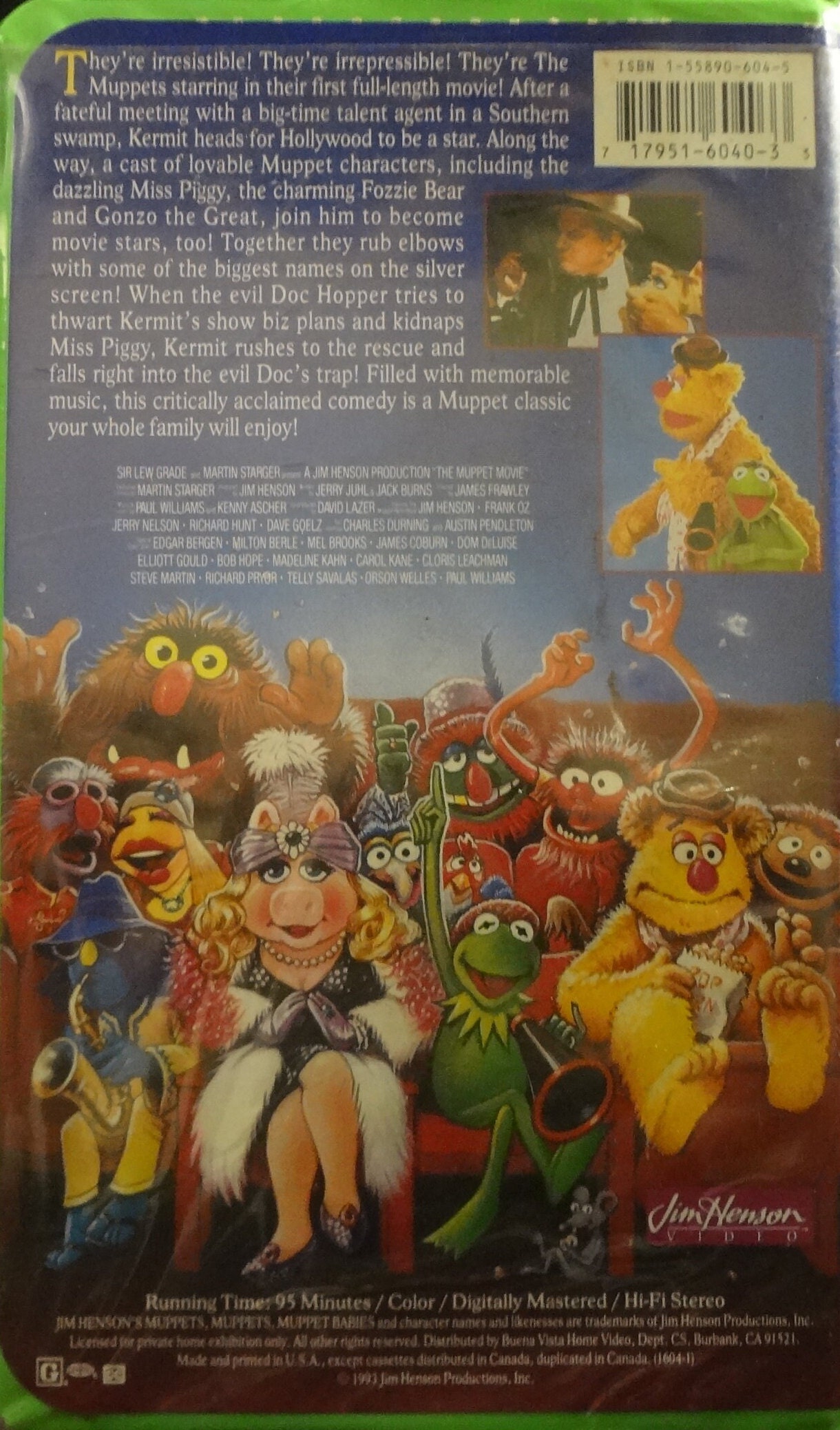 The Muppet Movie VHS, 1993 - Etsy
