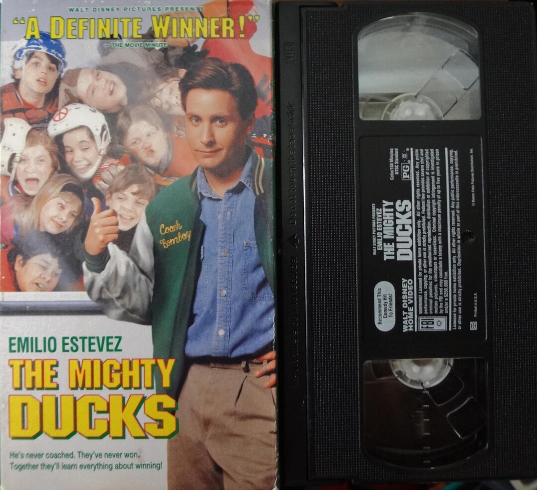 The Mighty Ducks (VHS, 1993) - Etsy