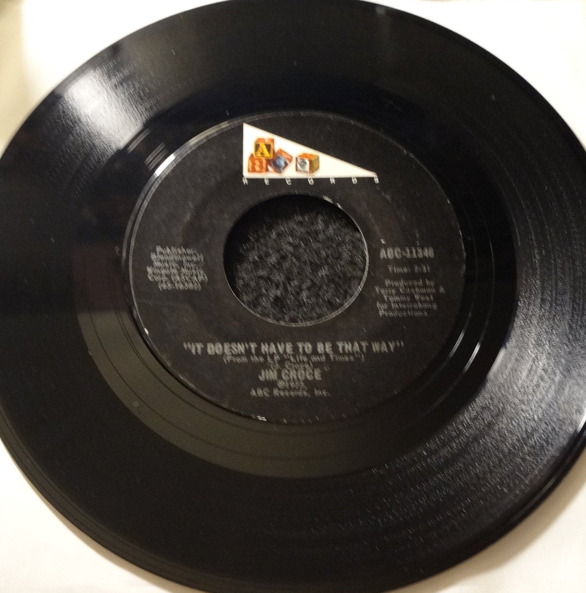 Jim Croce – One Less Set of Footsteps / It Doesn't Have to Be That Way ...