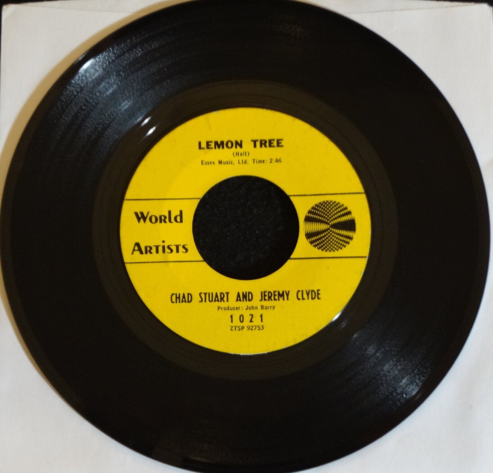 Chad Stuart and Jeremy Clyde - Yesterday's Gone / Lemon Tree - Etsy