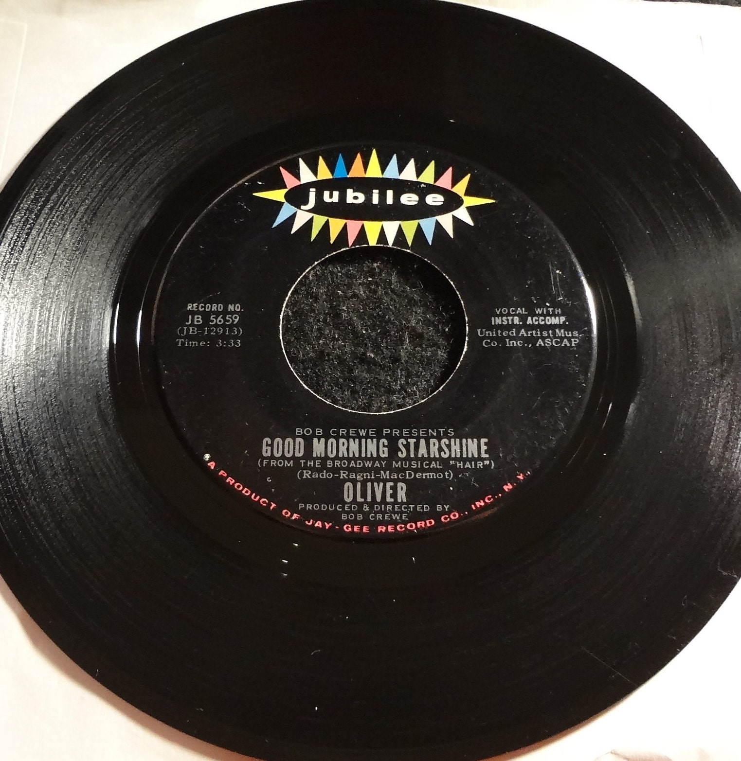 Oliver Good Morning Starshine / Can't You See - Etsy