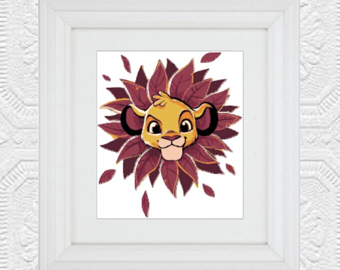 The Lion King Cross Stitch Pattern, PDF Instant Download, Simba Cross ...