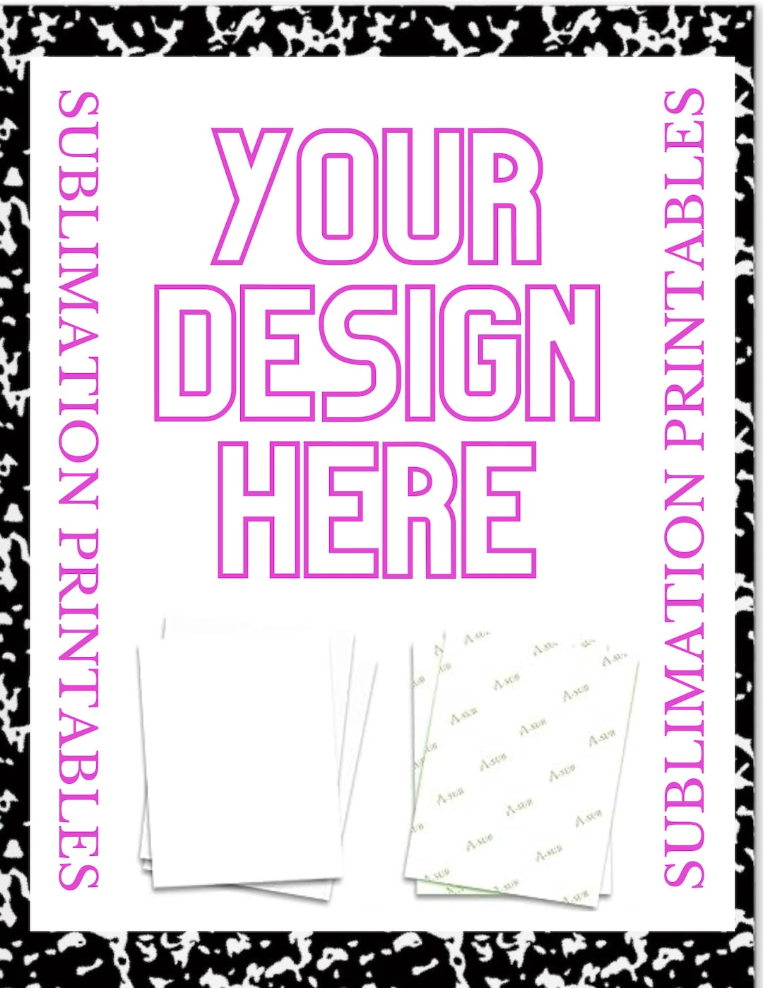 Custom Sublimation Sheets - Etsy