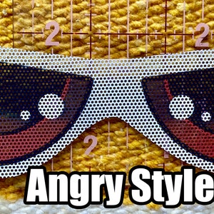 Waterproof Printed Fursuit Eye Mesh - Etsy