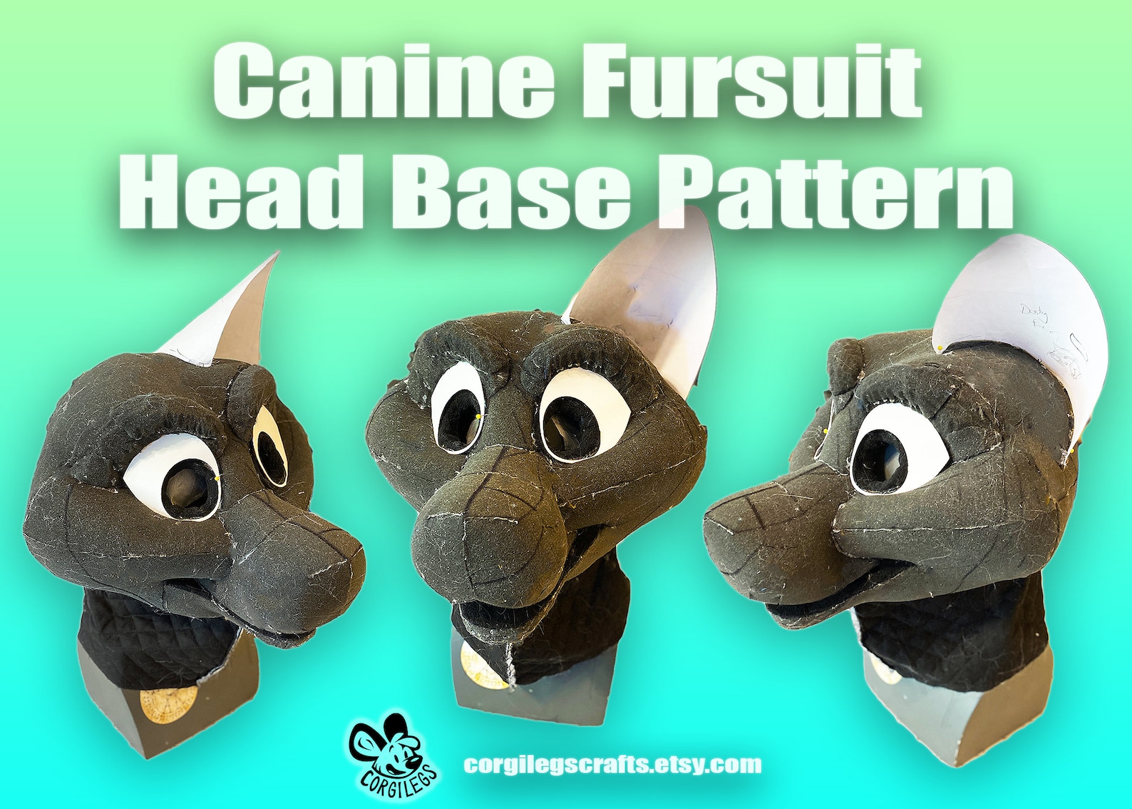 Hollow Canine Fursuit Head Base Pattern - Etsy