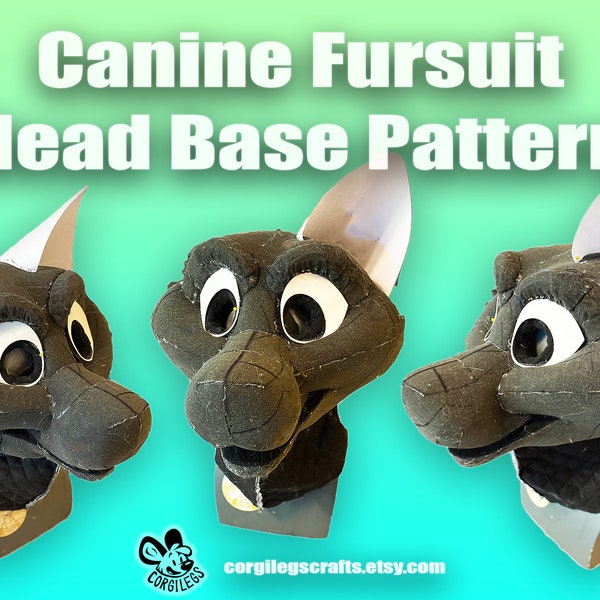 Wolf Head Pattern Fursuit - Etsy