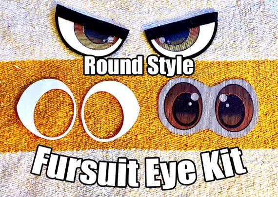 Waterproof Toony Fursuit Eye Kit Round Style - Etsy