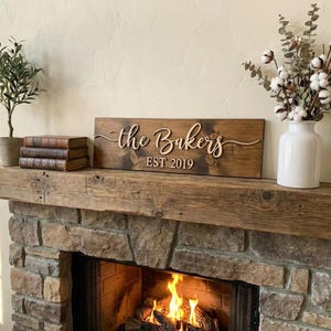 Personalized Family Name Sign: 3D Raised Letter Wedding Gift - Etsy