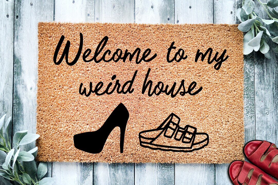 1969 Welcome to My Weird House Cute Doormat Welcome Mat Door Mat New ...