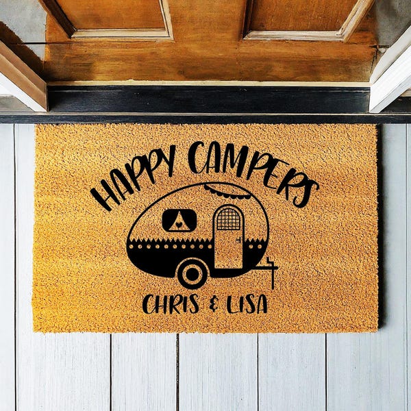 Camper Welcome Mat - Etsy