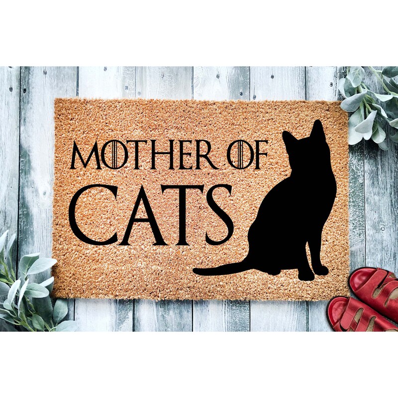 Cat Door Mat - Etsy