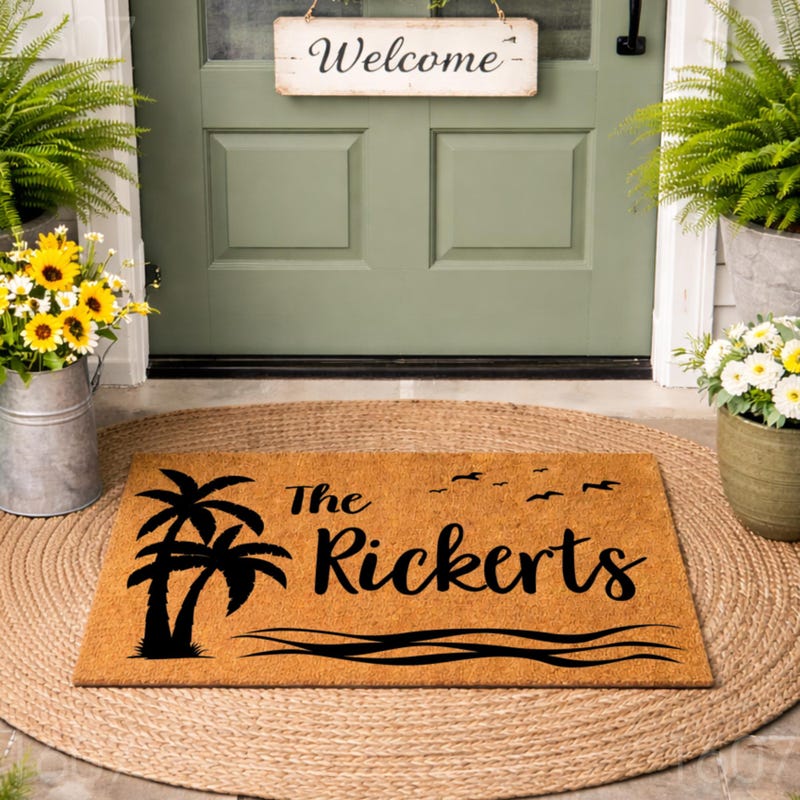 Indoor Coastal Door Mat - Etsy