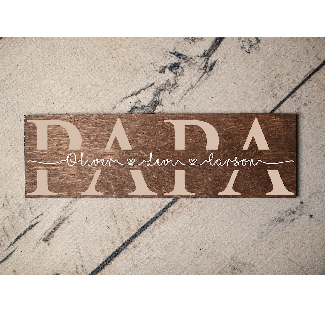 Papa Fathers Day Gift - Papa Sign - Gift for Papa - Rustic Sign for ...