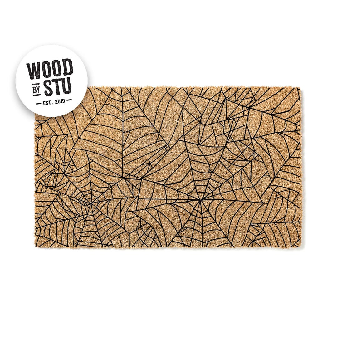 Spiderweb – Halloween 100% Coconut Coir Doormat • Halloween Welcome Mat ...